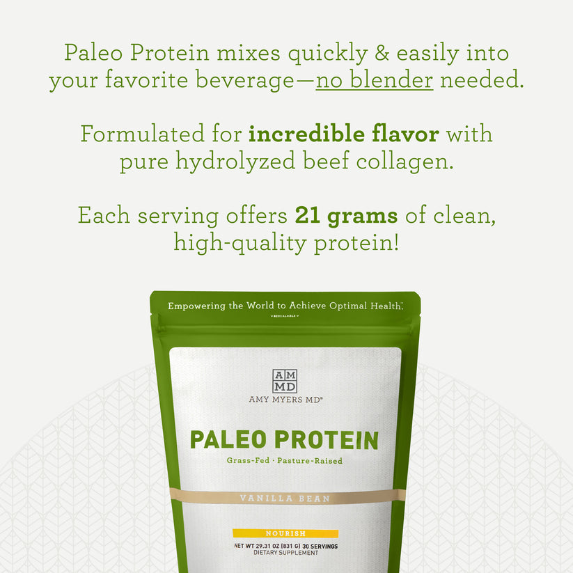 Paleo Protein - Vanilla Bean – Amy Myers MD