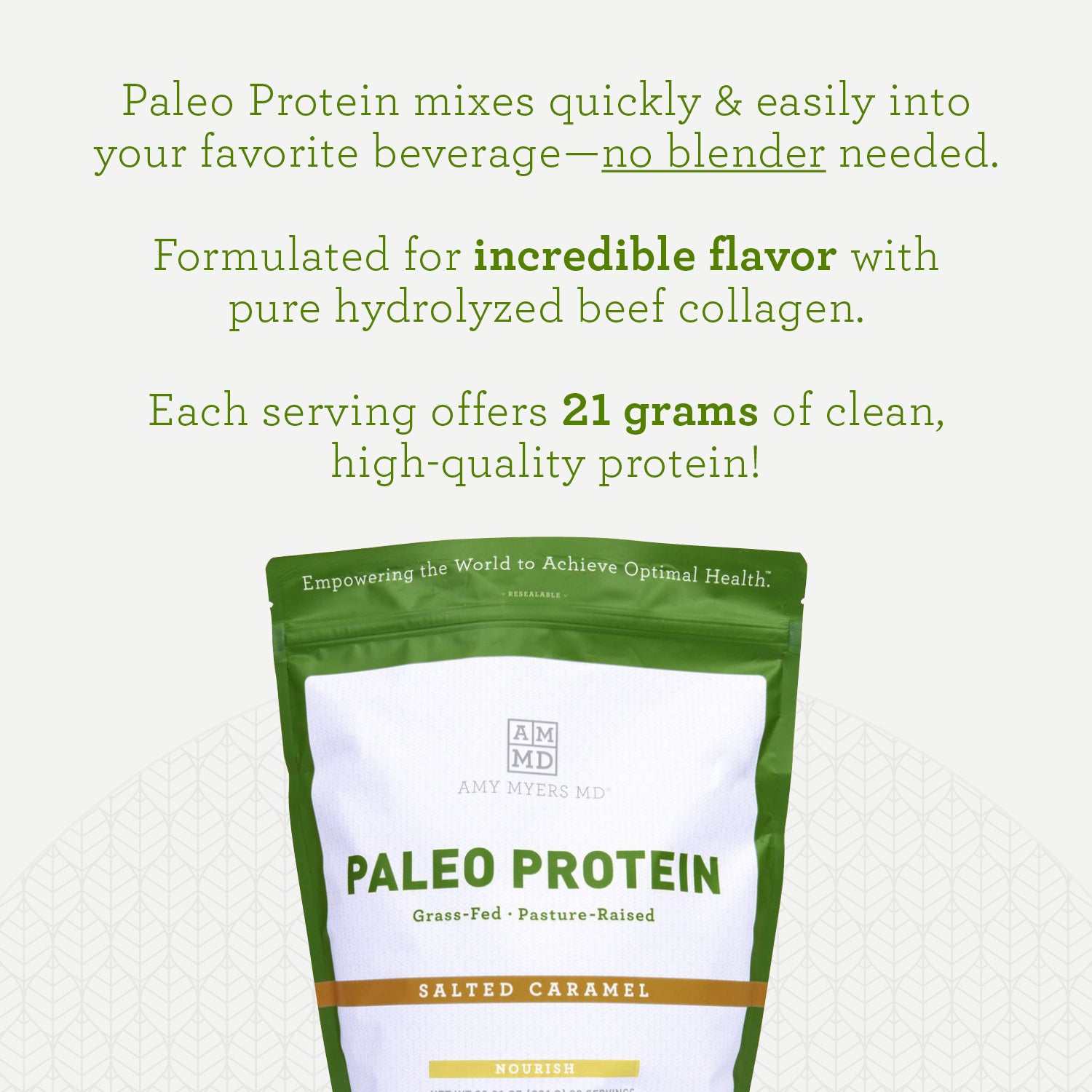 Paleo Protein - Salted Caramel – Amy Myers MD