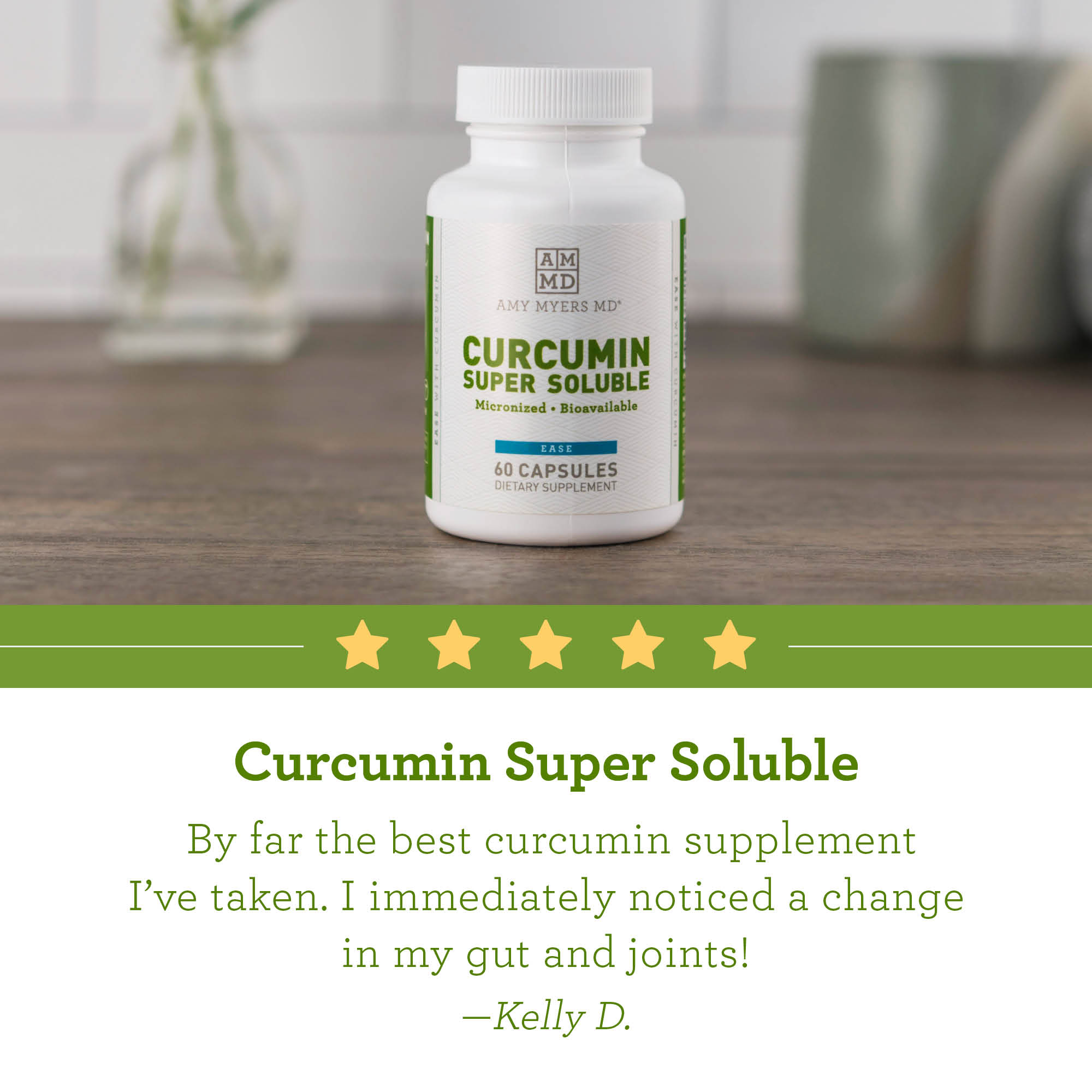 Curcumin - Super Soluble - Bioavailable Turmeric – Amy Myers MD